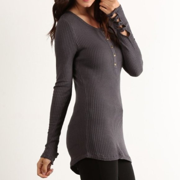 Mystree | Tops | Mystree Waffle Knit Long Sleeve Top Super Soft | Poshmark